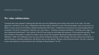 Teaching Creed Team A | PPTX