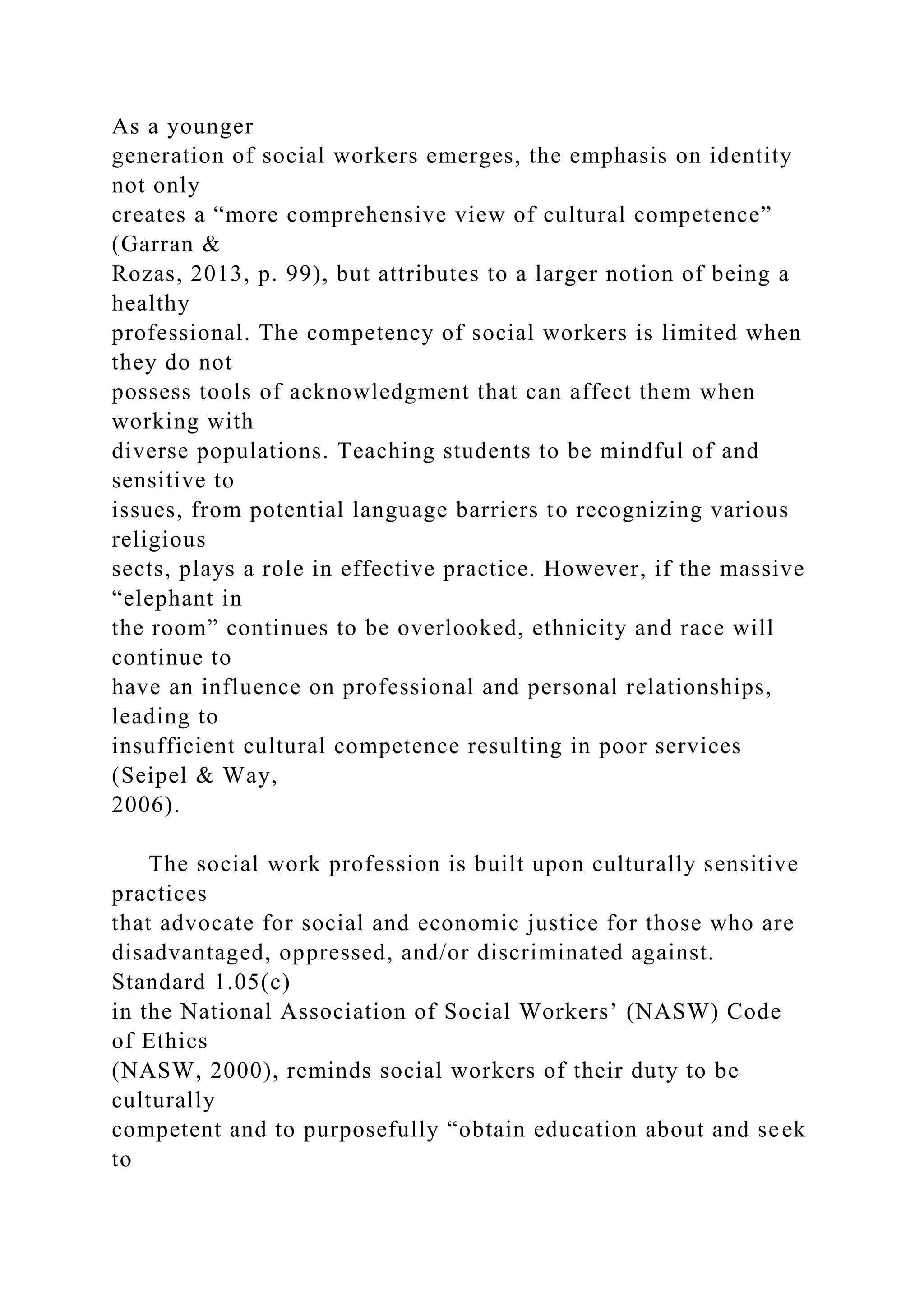 Teaching Cultural Competence A Closer Look at Racial and Eth.docx