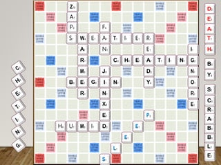 Teaching "Death by Scrabble" with Scrabble (smsaboy) | PPTX