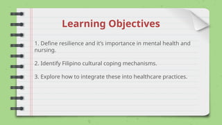 The psychology of resilience: Filipino coping mechanism.pptx