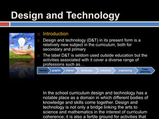 Teaching Design and Technology | PPTX