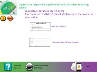 Teaching digital citizenship through the inquiry process | PPTX