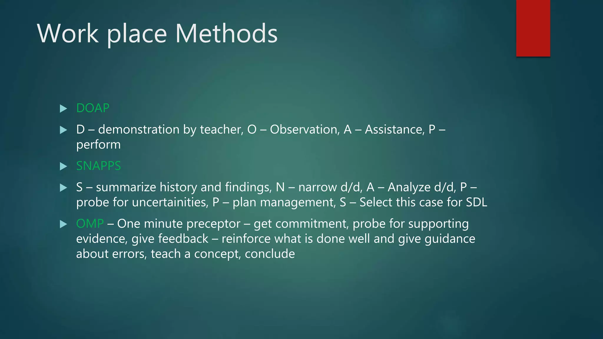 Teaching effective clinical & practical skills to health | PPTX