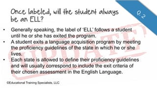 Labeling and Serving ELLs | PDF | Education