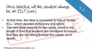 Labeling and Serving ELLs | PDF | Education