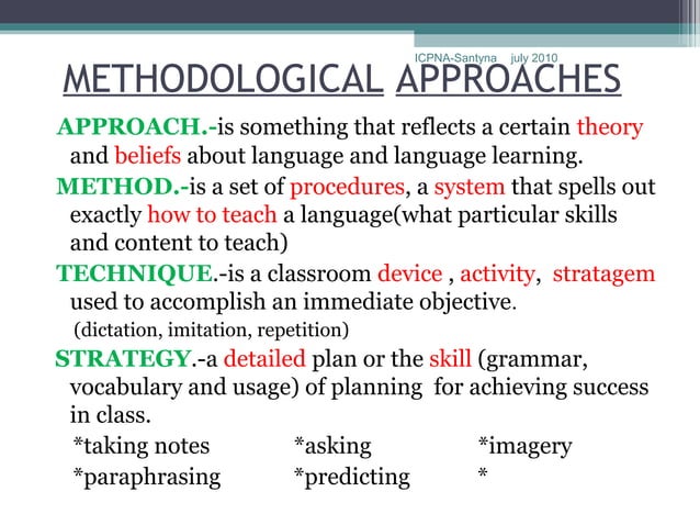 Teaching english as a foreign language language skills | PPT