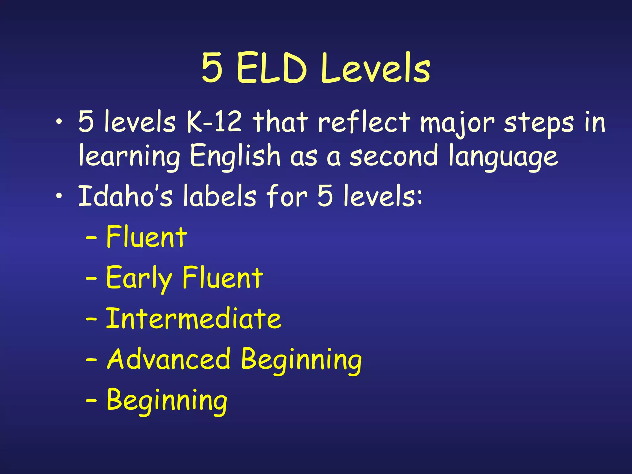 Teaching english learners best practices | PPT | Special Education ...