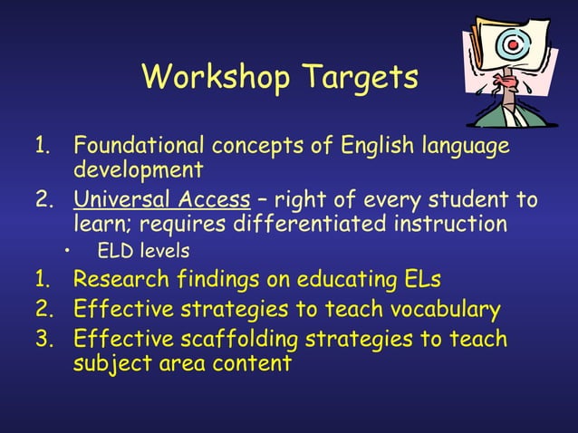 Teaching english learners best practices | PPT | Special Education ...