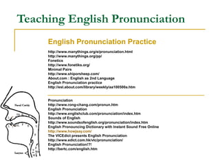 Teaching english pronunciation | PPT