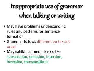 Teaching english to csn in an inclusive classroom | PDF