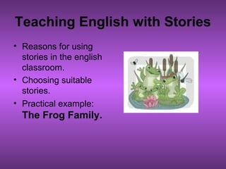 Teaching english with stories in the preschool esl | PPT