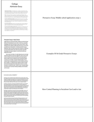 Teaching Essay Writing Middle School | PDF