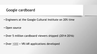 Google Expeditions: Virtual Reality and the classroom | PPTX