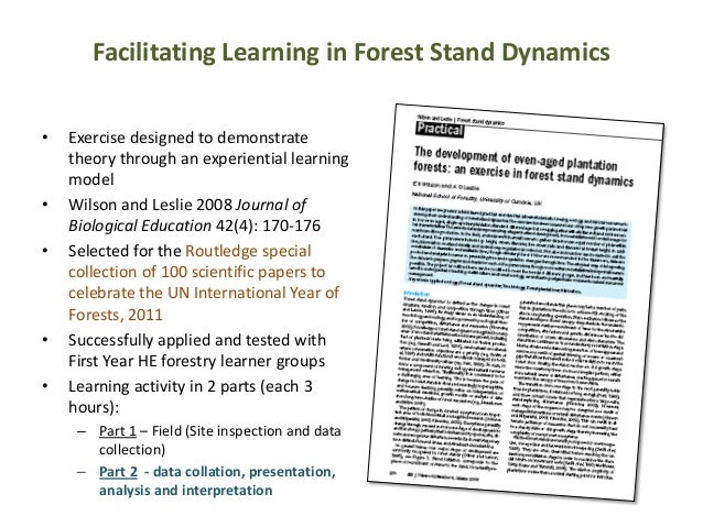 Teaching Forest Stand Dynamics