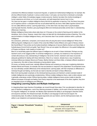 Teaching for multiple intelligences | PDF