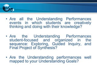Teaching for understanding | PPTX