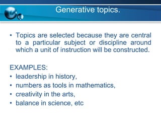 Teaching for understanding | PPTX
