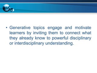 Teaching for understanding | PPTX