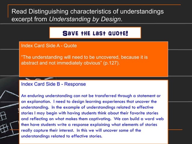 Teaching For Understanding | PDF