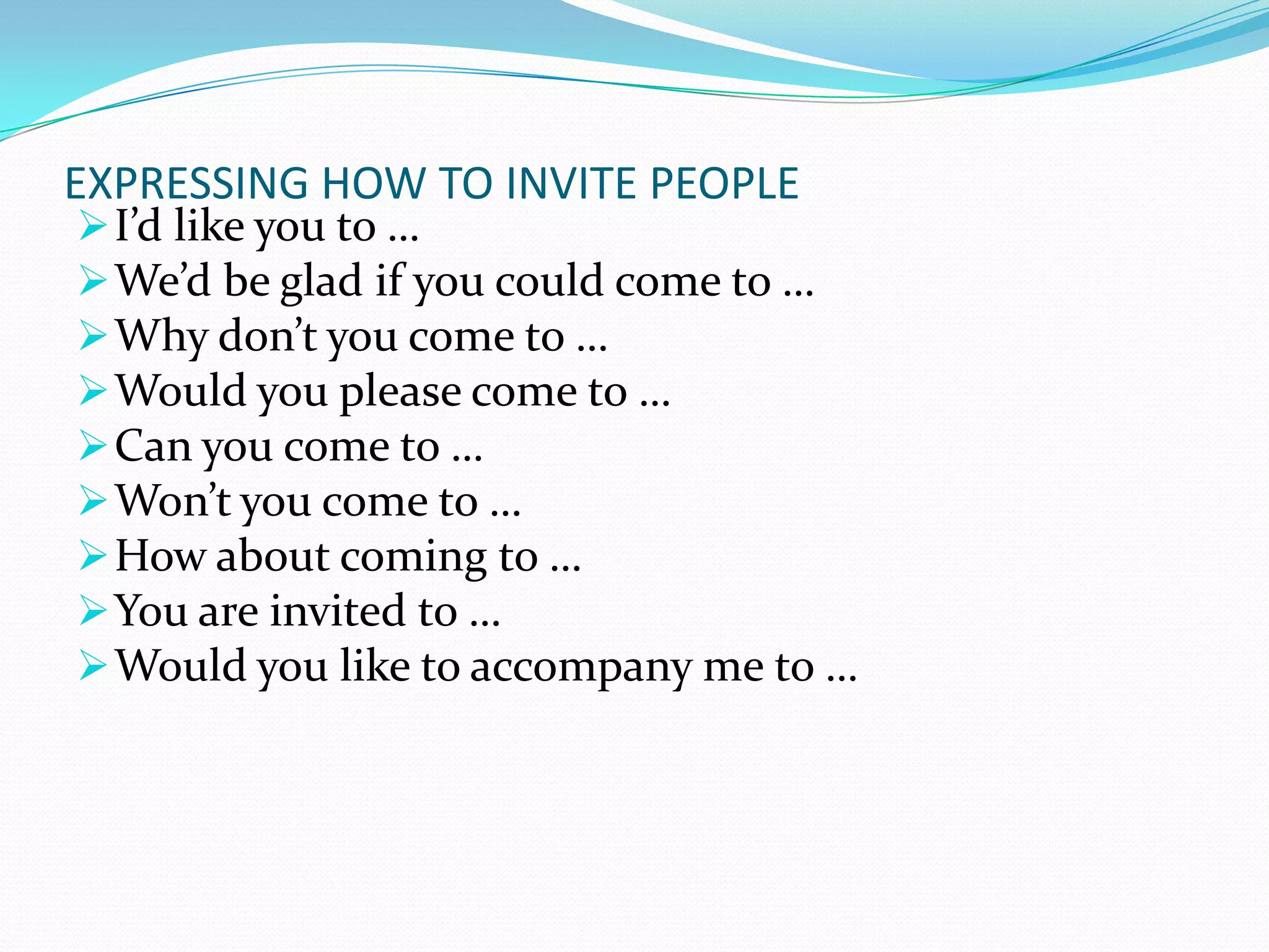 Functional text: Invitation and Short Message | PPT