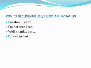 Functional text: Invitation and Short Message | PPSX