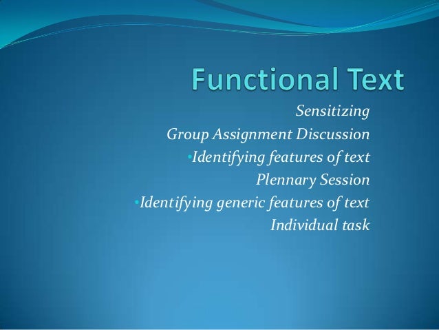 Functional text: Invitation and Short Message