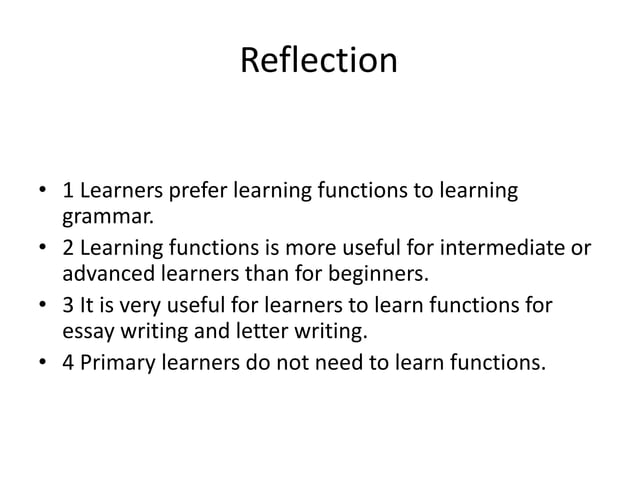 Teaching functions | PPTX