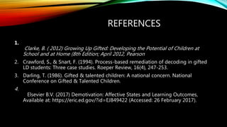 Teaching gifted students | PPTX