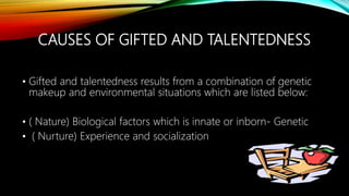 Teaching gifted students | PPTX