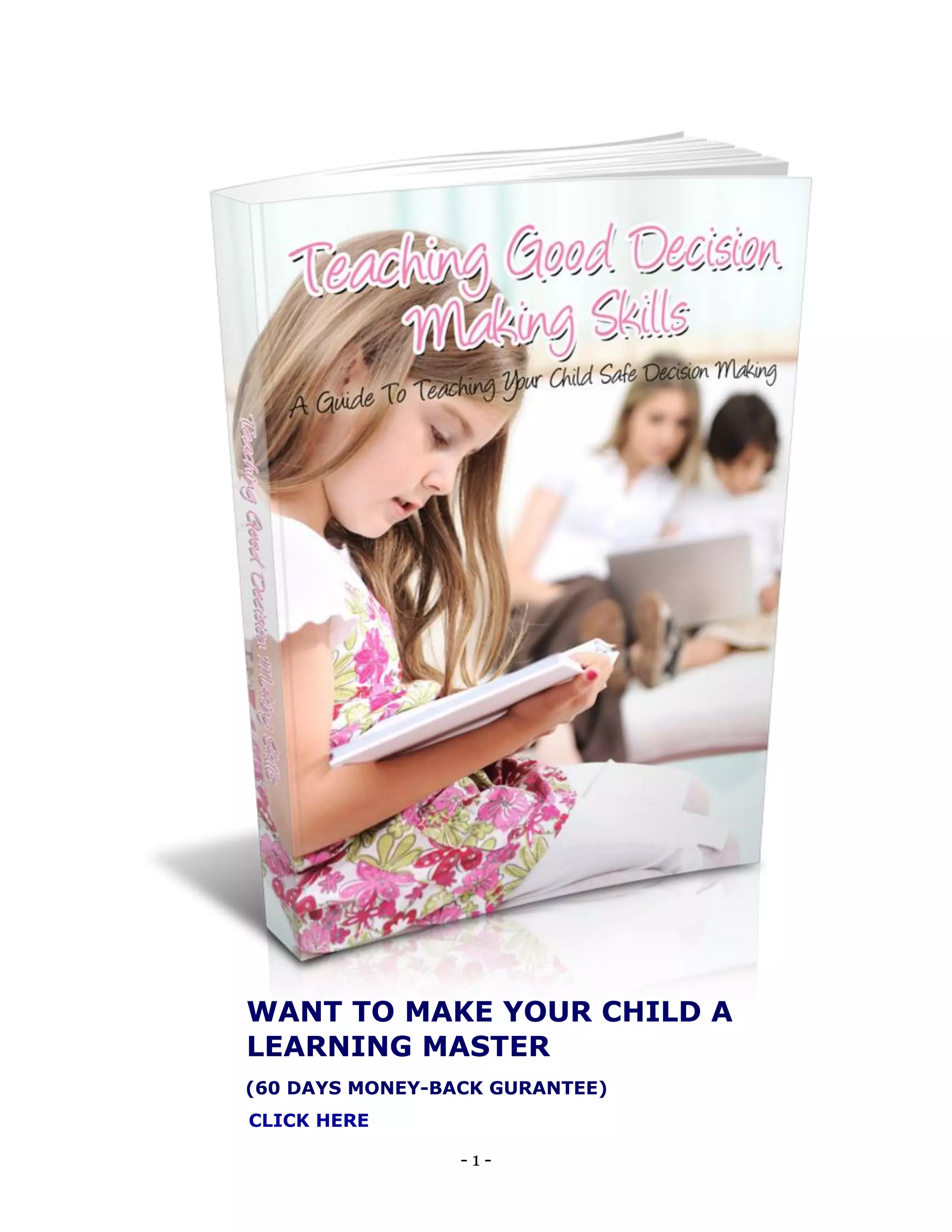 Teaching good decision_making_skills | PDF