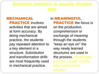 Teaching Grammar | PPT