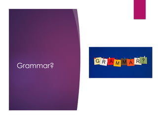 Teaching grammar | PDF