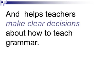Teaching Grammar | PPT