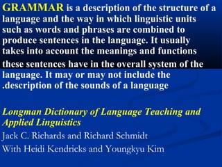 Teaching Grammar . . . Theory & Practice | PPT