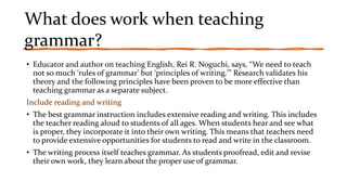 Teaching Grammar | PDF