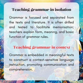 TEACHING GRAMMAR IN CONTEXT AND GRAMMAR IN ISOLATION (1).pdf