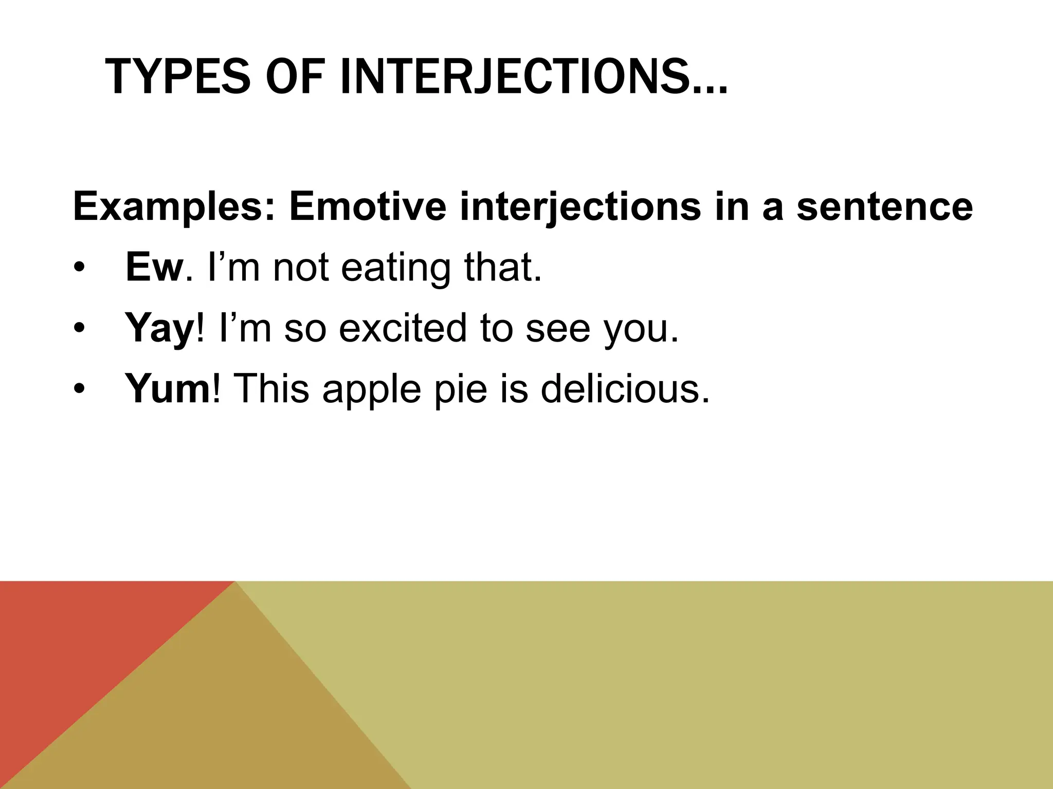 TEACHING GRAMMAR _ INTERJECTIONS in .pptx