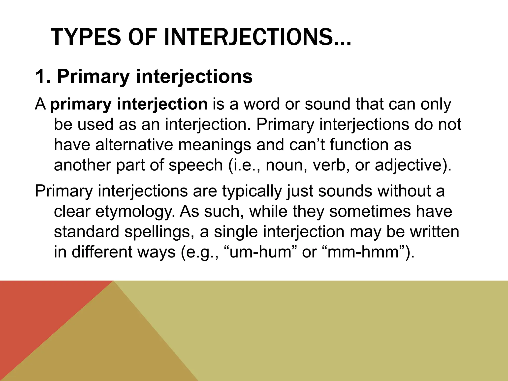 TEACHING GRAMMAR _ INTERJECTIONS in .pptx
