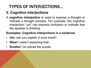 TEACHING GRAMMAR _ INTERJECTIONS in .pptx