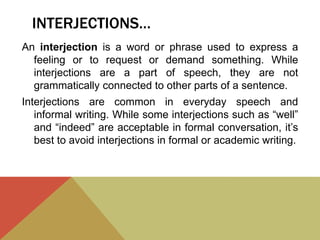 TEACHING GRAMMAR _ INTERJECTIONS in .pptx