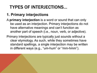 TEACHING GRAMMAR _ INTERJECTIONS in .pptx