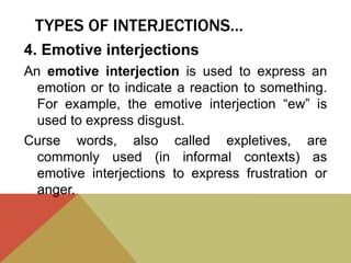 TEACHING GRAMMAR _ INTERJECTIONS in .pptx