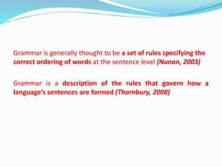 Teaching_Grammar_pptx.pptx | Educational Assessment | Education