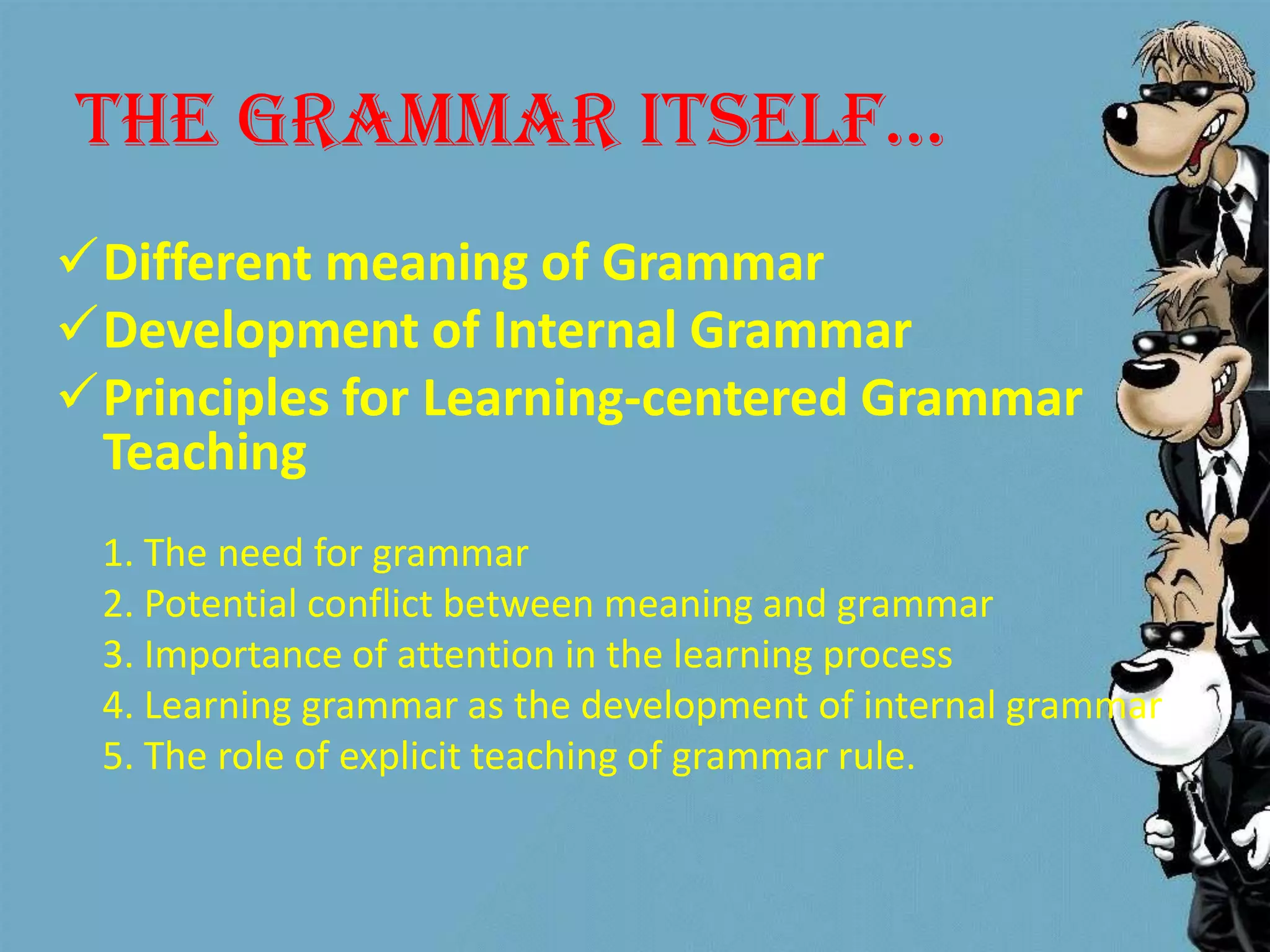 Teaching grammar to young learners | PPTX