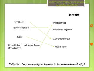 Teaching grammar to young learners | PPT