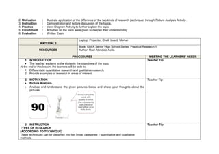 Teaching Guide- Research 1 | DOCX