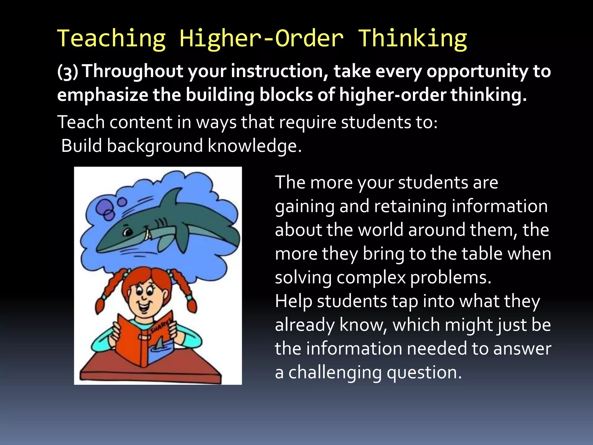 Teaching Higher Order Thinking & 21st Century Skills | PPTX