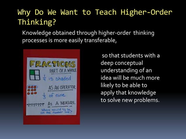 Teaching Higher Order Thinking & 21st Century Skills | PPTX