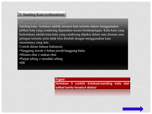 Teaching Indonesian for Foreign People based on Classification of Word ...