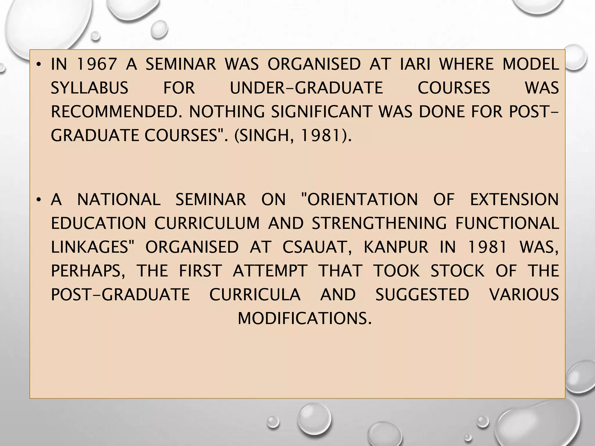 Teaching in extension | PPTX